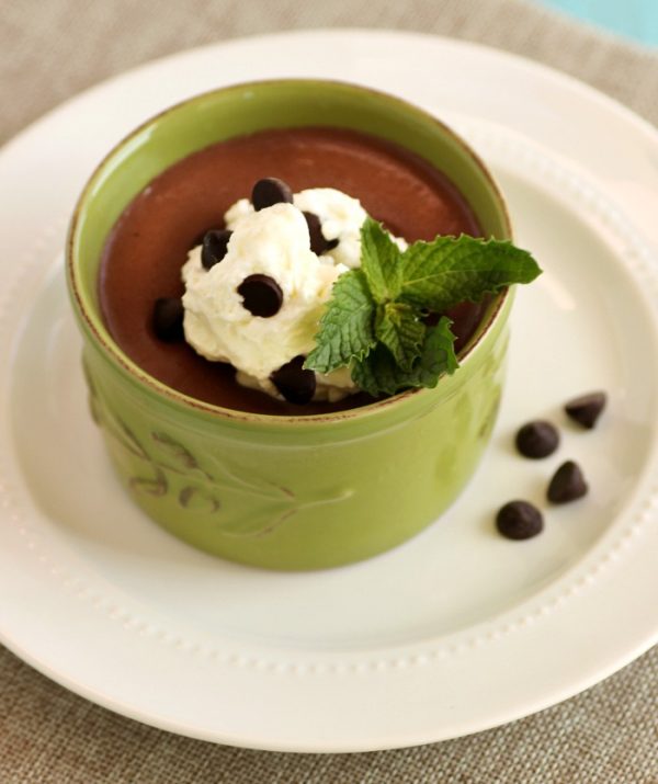 Paleo Chocolate Mint Pudding - Beauty and the Foodie