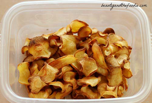 Baked Parsnip Chips - Beauty and the Foodie