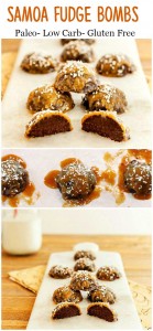 Samoa Fudge Bombs - Beauty and the Foodie