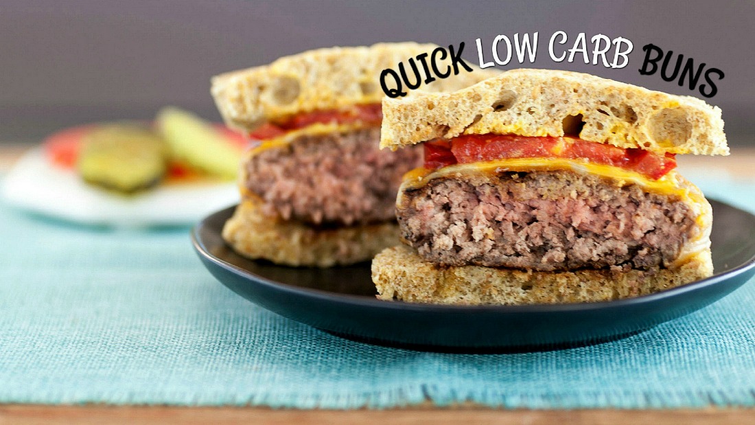 Quick Low Carb Buns - Beauty and the Foodie