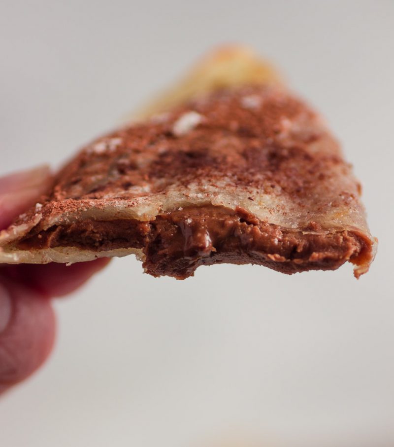 Easy Keto Chocolate Nutella Ravioli - Beauty and the Foodie