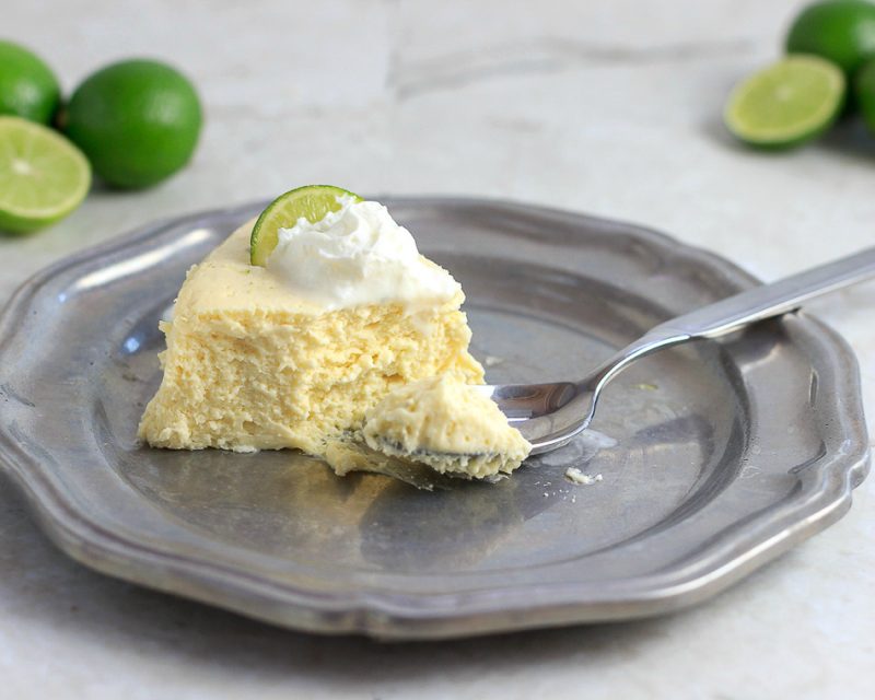 Keto Instant Pot Key Lime Cheesecake - Beauty and the Foodie
