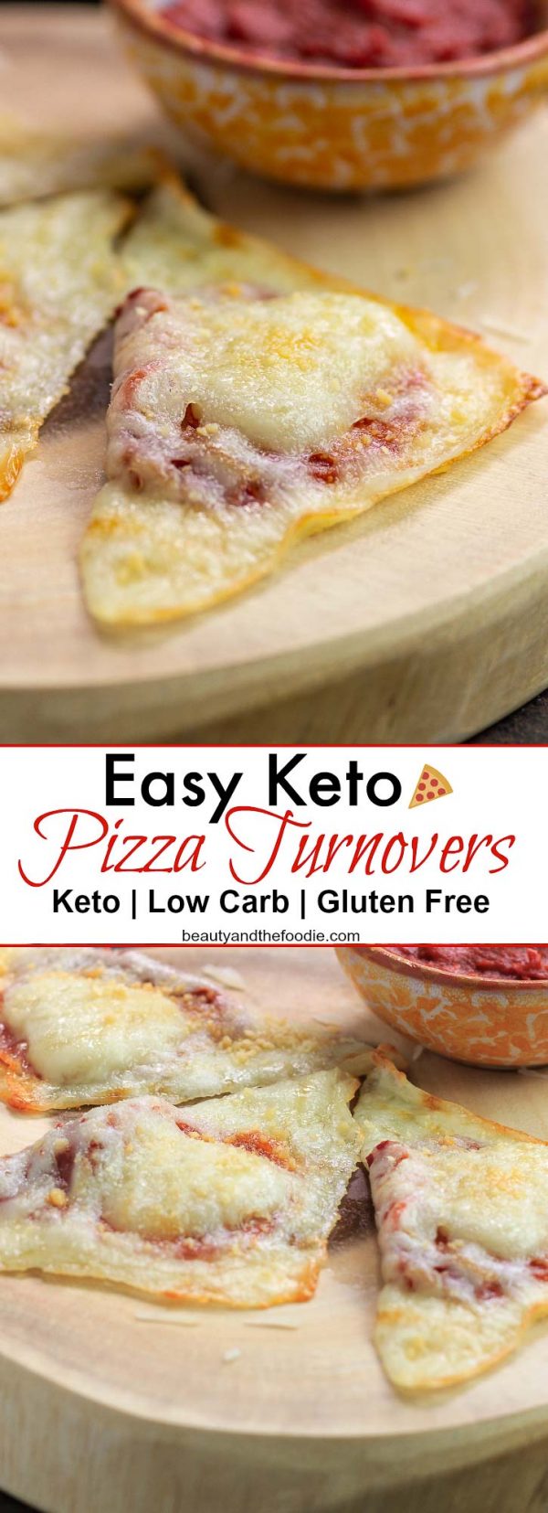 Easy Keto Pizza Turnovers - Beauty and the Foodie