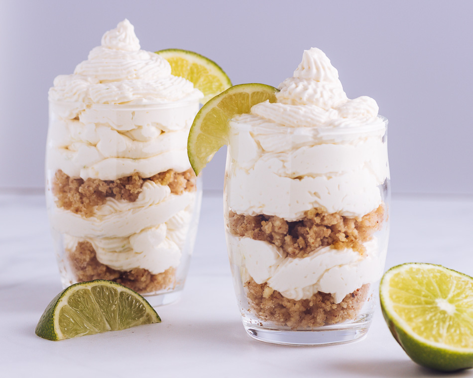 Keto Key Lime Pie Parfaits - Beauty and the Foodie