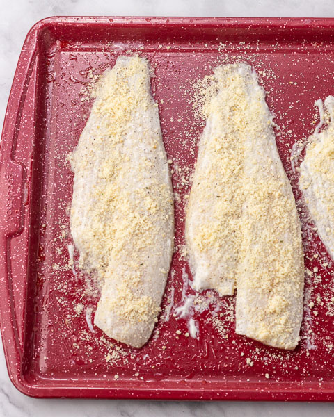 Keto Parmesan Crusted Flounder Fish - Beauty and the Foodie