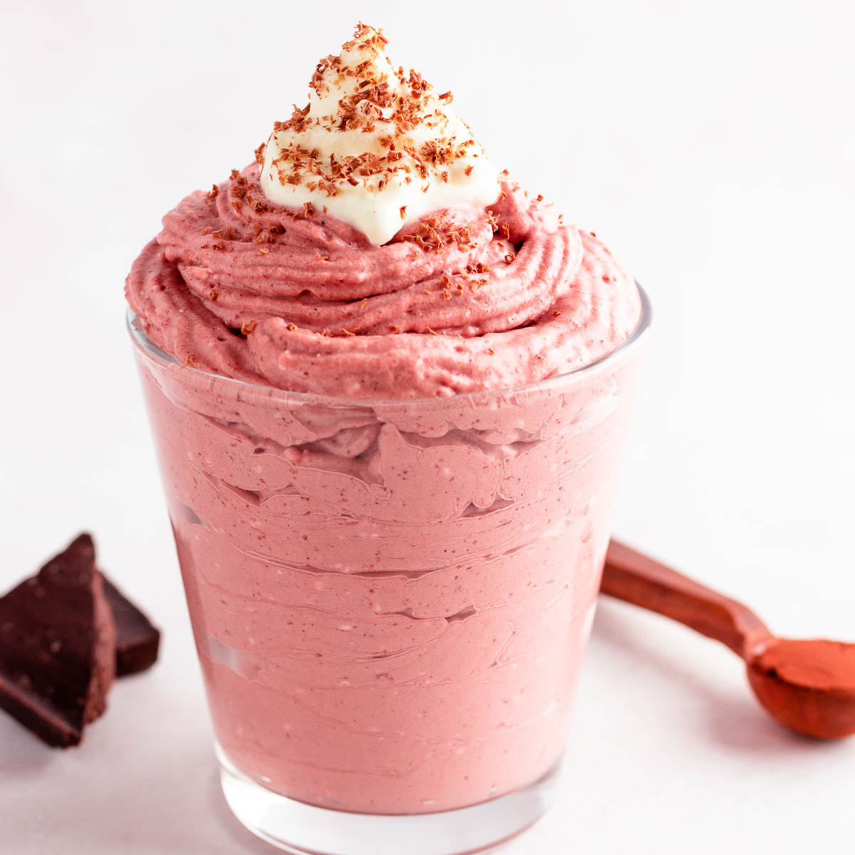 Keto Red Velvet Cheesecake Mousse - Beauty and the Foodie