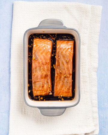 Maple Ginger Glazed Salmon - Beauty and the Foodie