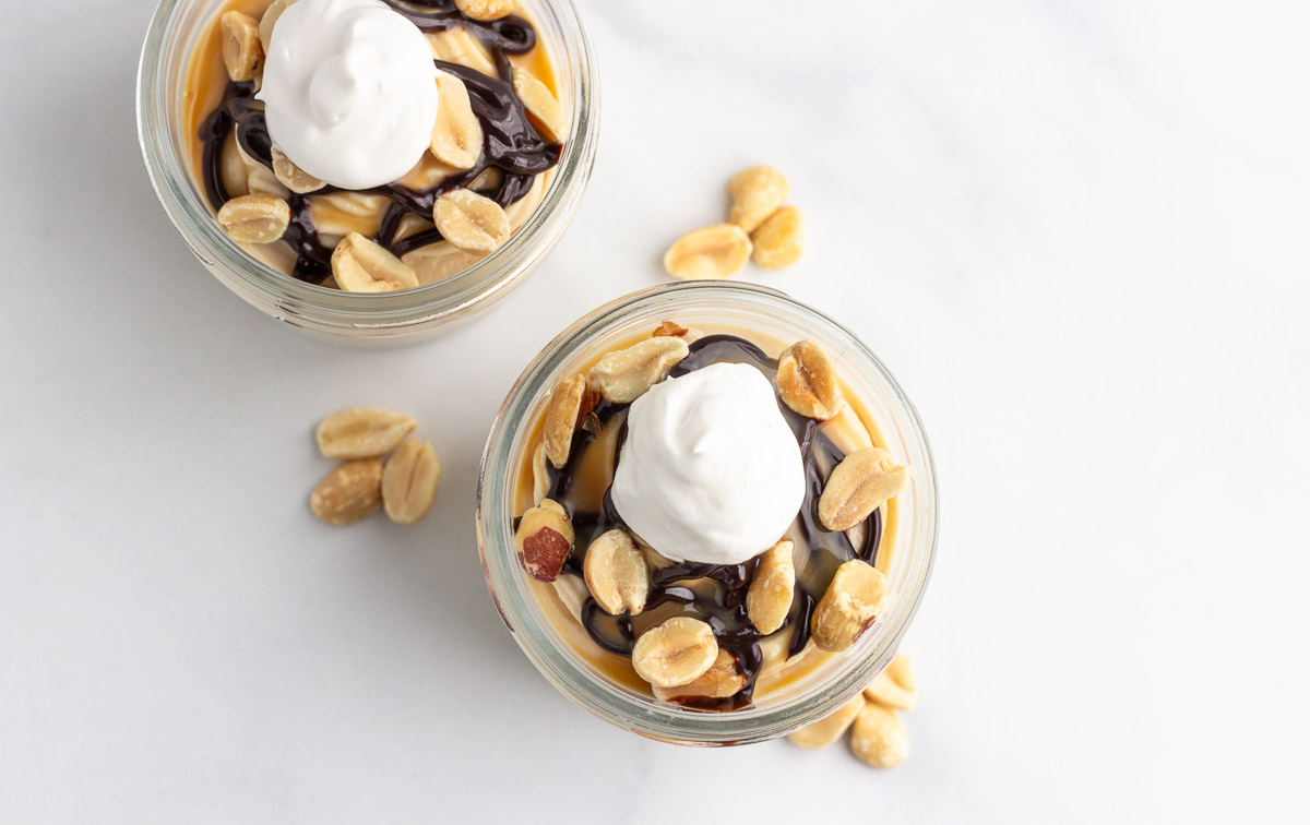 Keto No Bake Snickers Cheesecake Mousse - Beauty and the Foodie
